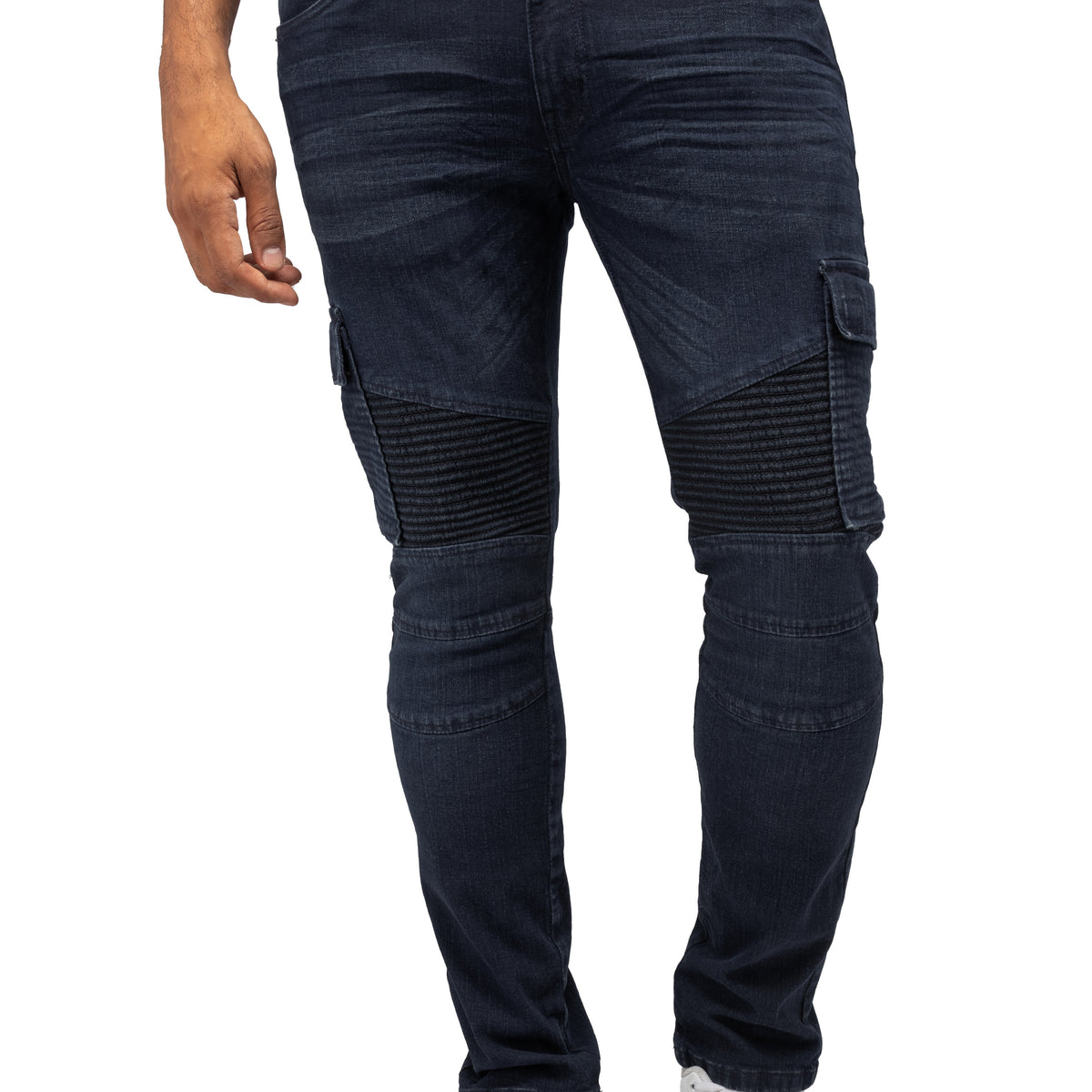 RAW X Men's Slim Fit Comfy Flex Stretch Moto Biker Jeans – X-RAY JEANS