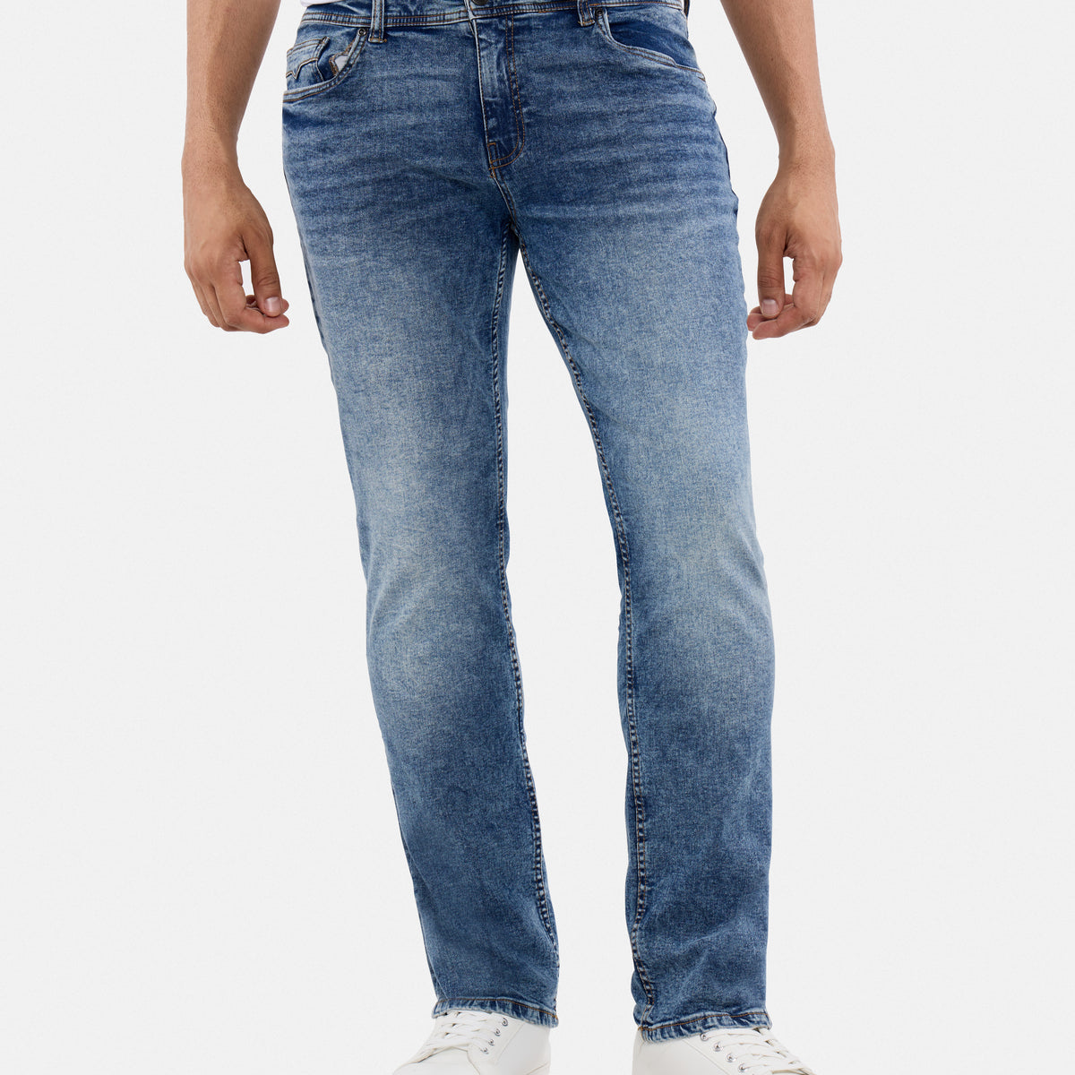 Men's Slim Fit Silicone Back Pocket Jeans – X-RAY JEANS